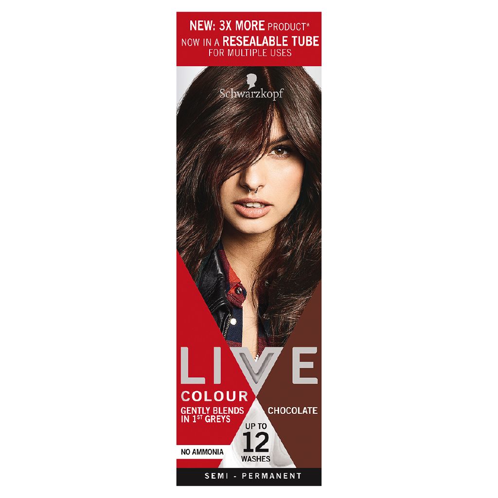 Schwarzkopf Live Colour Hair Colour Chocolate XL | The Warehouse