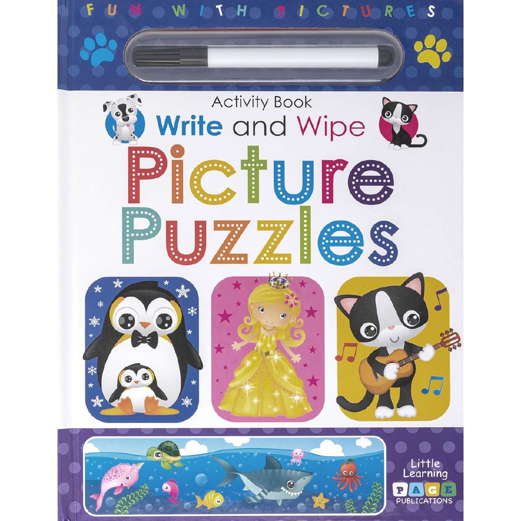 Write & Wipe Picture Puzzles | The Warehouse
