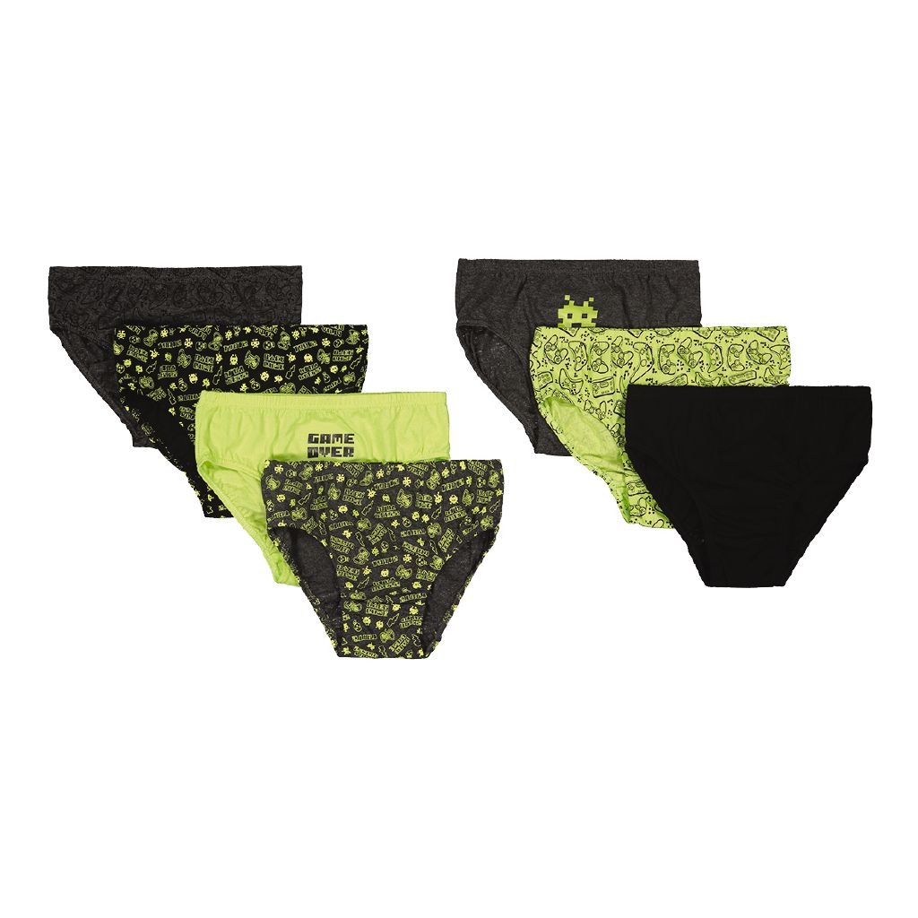 H&H Kids' Briefs 7 Pack Black | The Warehouse