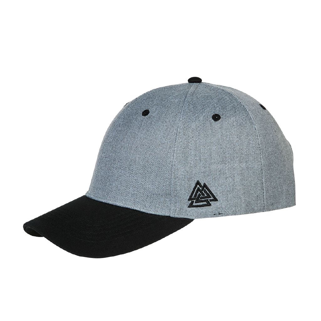 H&H Men's Baseball Cap Charcoal/Marle | The Warehouse