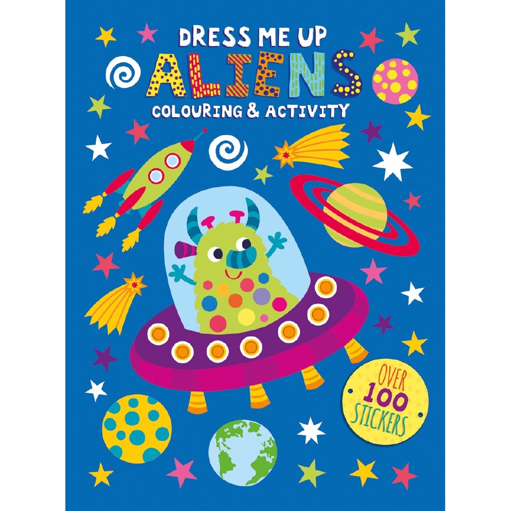 Dress Me Up Aliens Colouring & Activity | The Warehouse