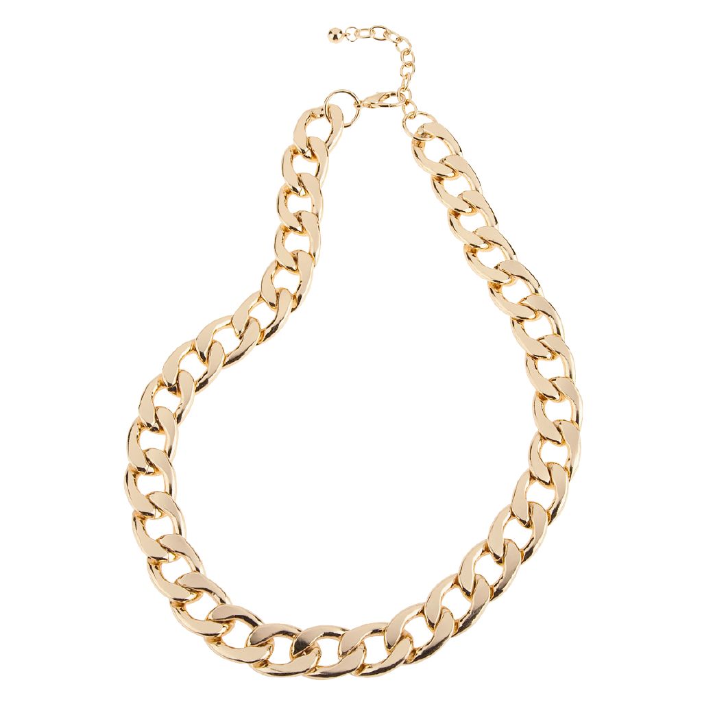 Short Chain Gold Necklace Gold | The Warehouse