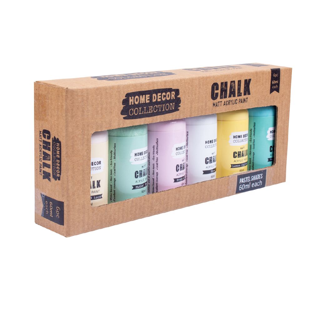 Chalk Paint Kit Pastel 60ml Each | The Warehouse