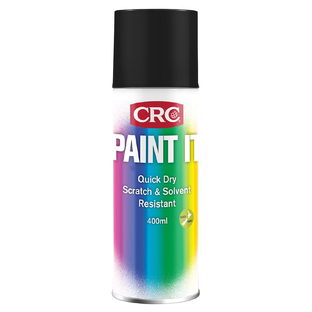 CRC Paint It Matt Black 400ml | The Warehouse