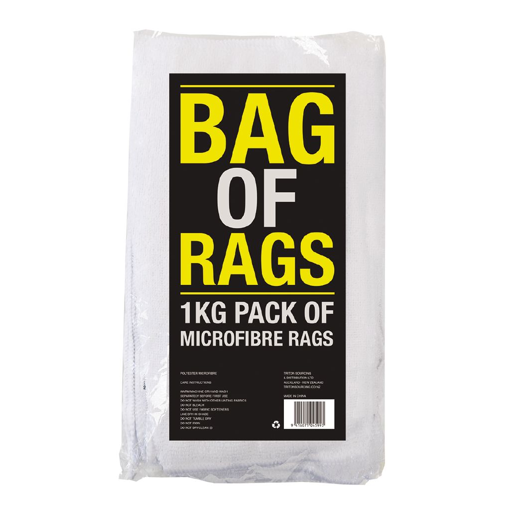Bag of Rags Assorted Colours 1kg | The Warehouse