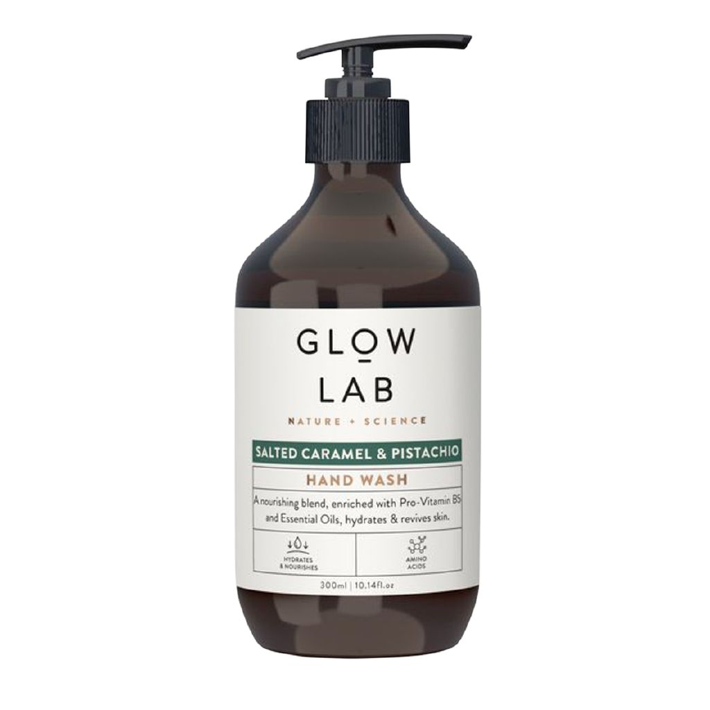 Glow Lab Handwash Salted Caramel And Pistachio Pump 300ml | The Warehouse