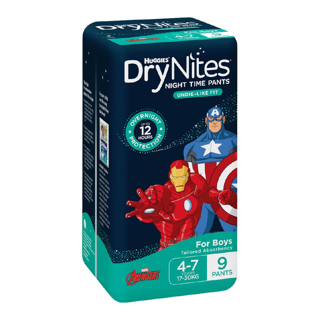 Huggies Drynites Pants Convenience Boys' 4-7 Year 17-30kg | The Warehouse