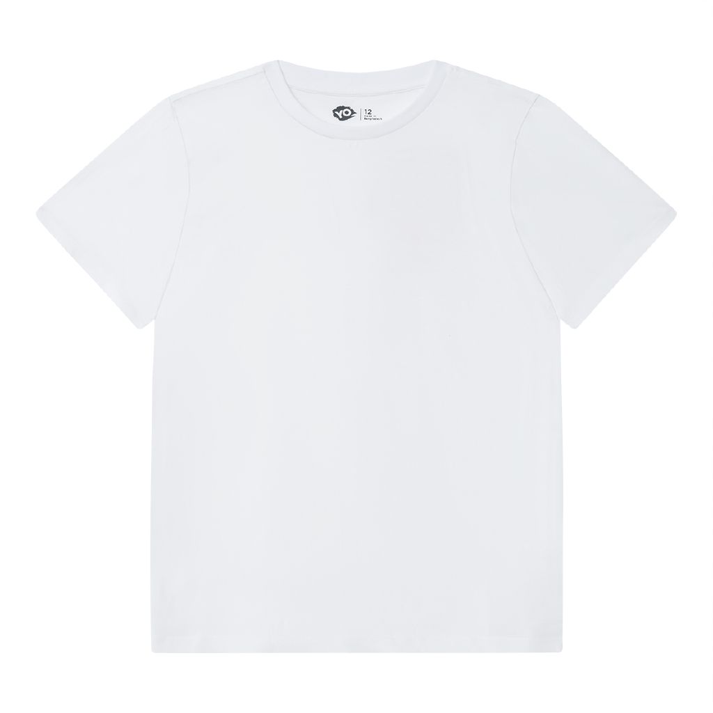 Young Original Short Sleeve Plain Tee White | The Warehouse