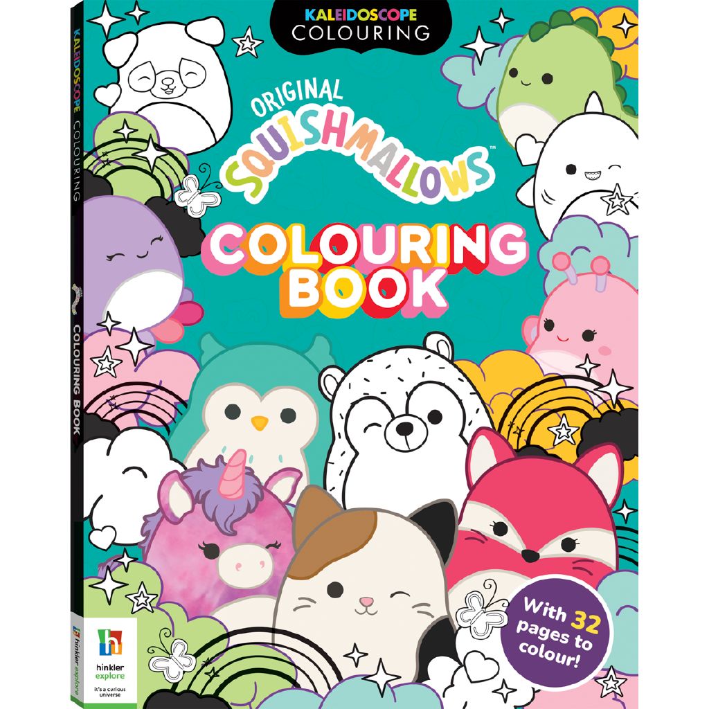 Squishmallows Feelin Mallow Colouring Book | The Warehouse