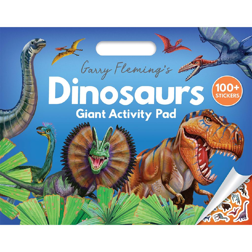 Giant Activity Pad: Garry Fleming Dinosaurs | The Warehouse